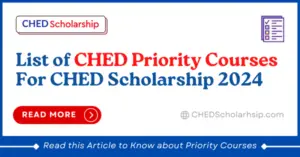 CHED Scholarship 2025-2026 Programs | How to Apply
