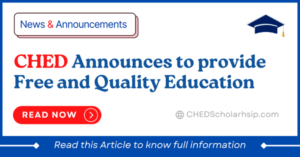 What is CHED - Commission on Higher Education - CHED Scholarship